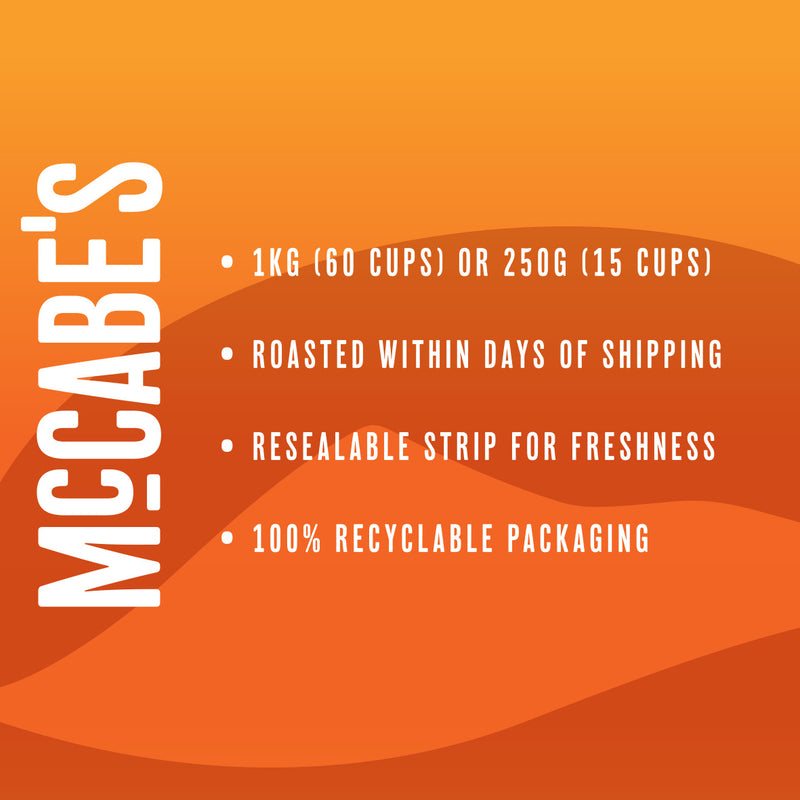 McCabe's Blend - Most Popular Espresso Coffee Blend